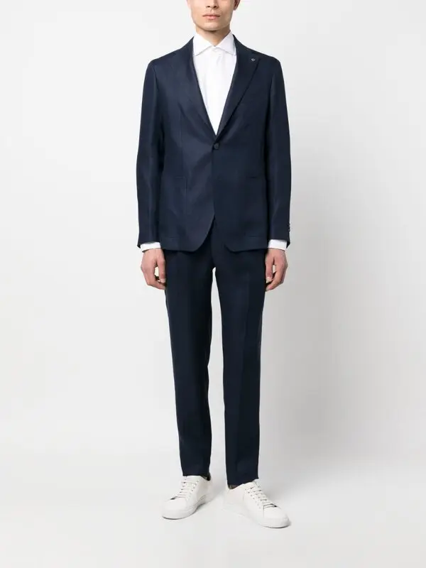 Tagliatore Logo-appliqué Single-breasted Suit