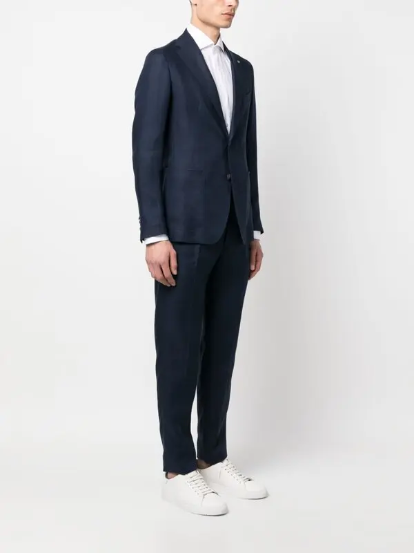 Tagliatore Logo-appliqué Single-breasted Suit