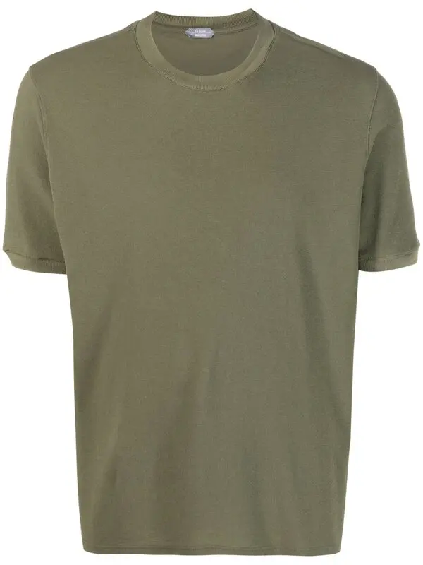ZANONE Plain Cotton T-shirt