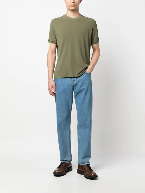 ZANONE Plain Cotton T-shirt