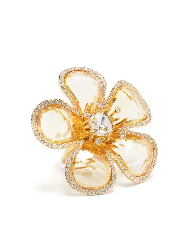 SWAROVSKI Florere Cocktail Ring - Gold