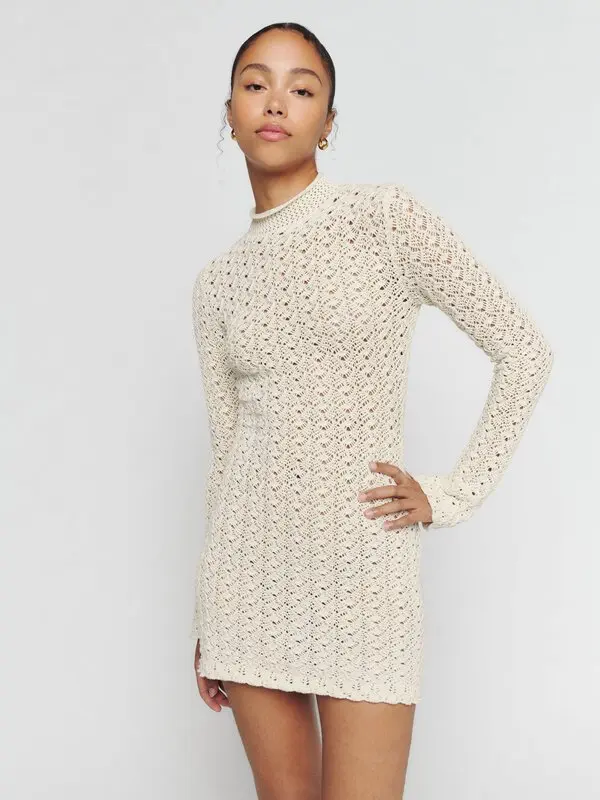 ワンピース Andmary Nora knit mini dress ANDMARY】Nora knit mini dress