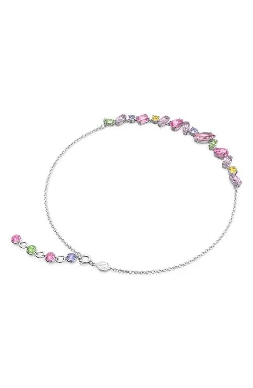 SWAROVSKI Gema Frontal Necklace - Pink