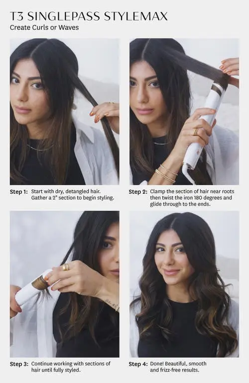 T3 Singlepass® Stylemax Flat Iron - White
