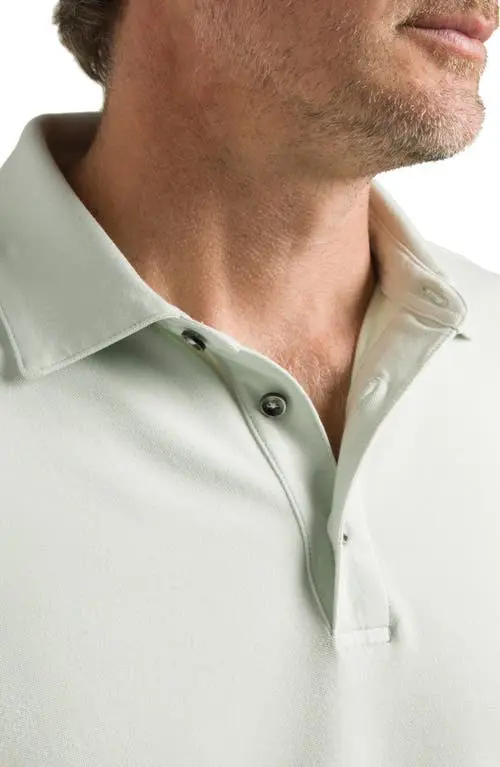 HYPERNATURAL El Capitán Classic Fit Supima® Cotton Blend Piqué Golf Polo - Fresh Mint