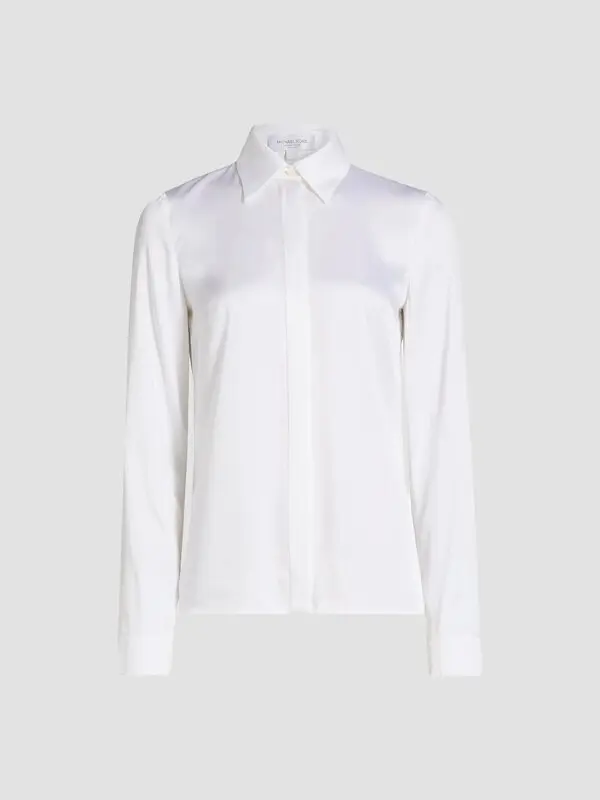 Michael Kors Hansen Charmeuse Shirt