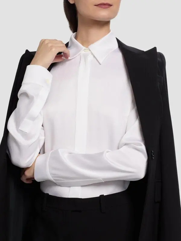Michael Kors Hansen Charmeuse Shirt