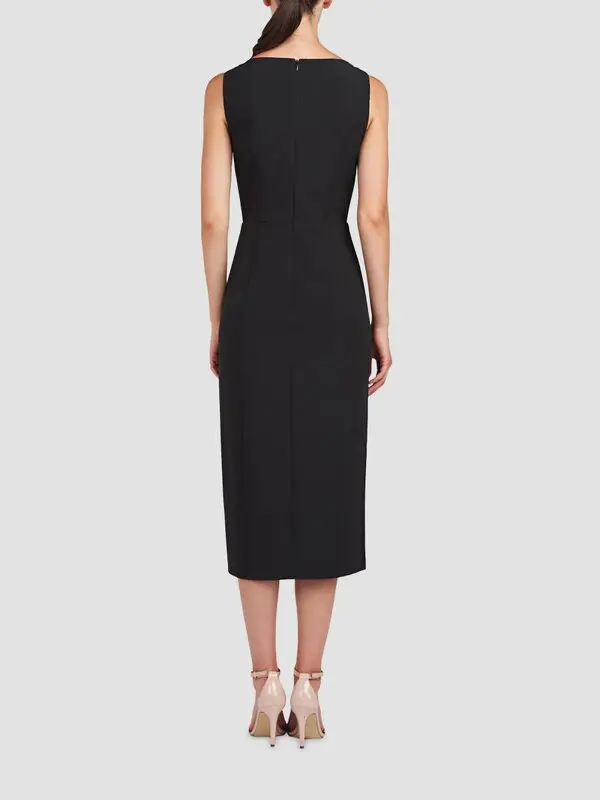 KAY UNGER Brynn Stretch Crepe Sheath Dress