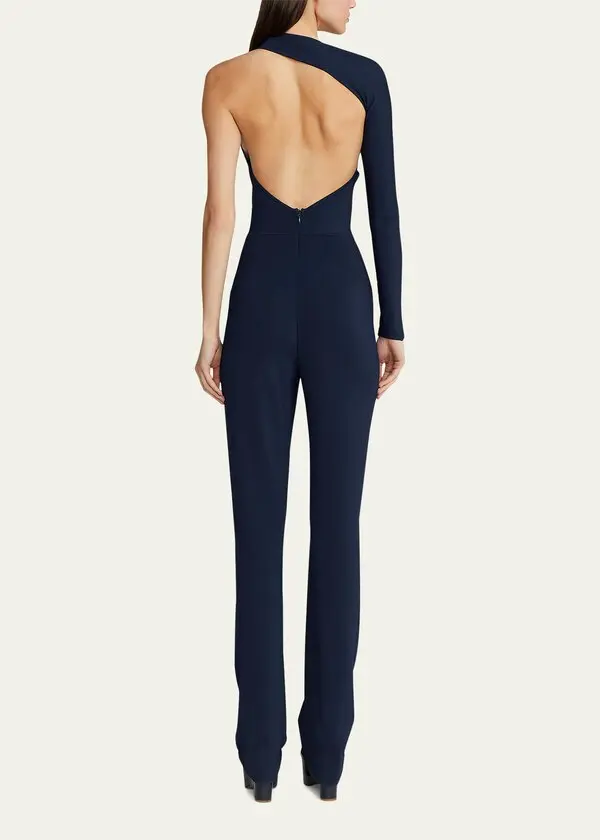 Giglio Ralph Lauren Blue Jumpsuit Ralph Lauren Open-Backsweater