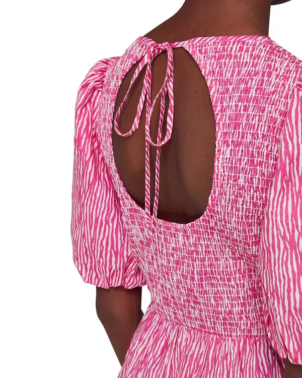 Whistles Uneven Lines Midi Dress