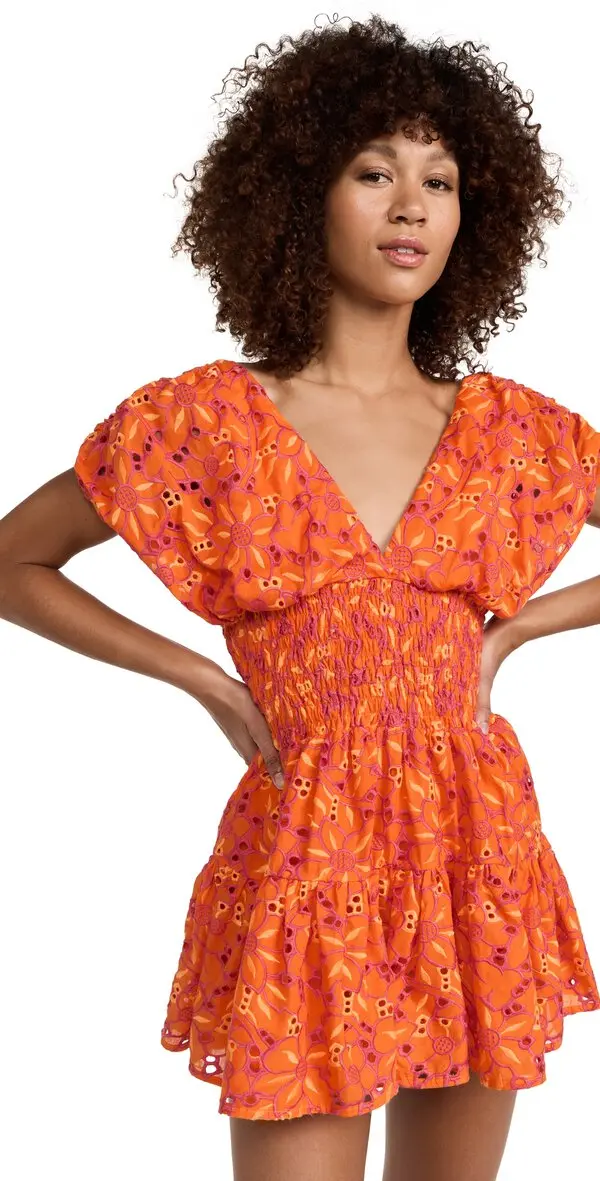 knee length dresses for ladies Frida Mini Dress-Yellow  fashionmallonline.com