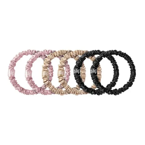 Slip Pure Silk Skinny Scrunchies Bellerose - Midnight