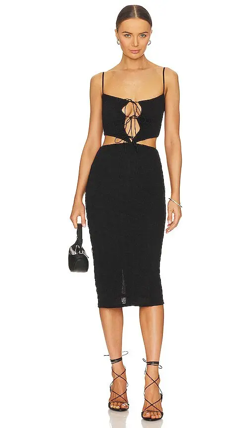 CAMILA COELHO Ebony Midi Dress