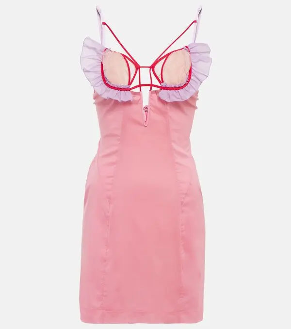 NENSI DOJAKA Silk-blend Minidress