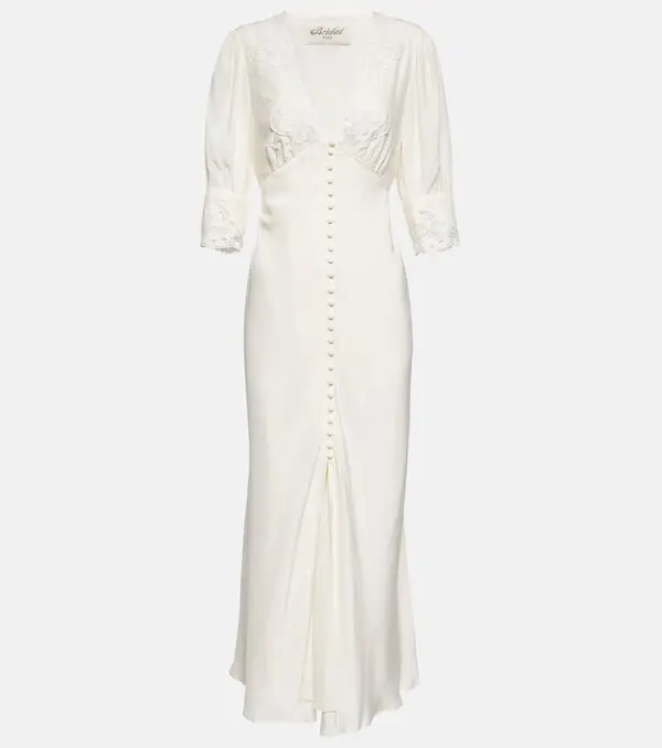 Rixo Bridal Simone Embroidered Maxi Dress