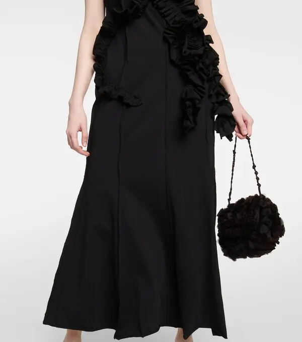 Dries Van Noten Ruffle-trimmed Maxi Dress