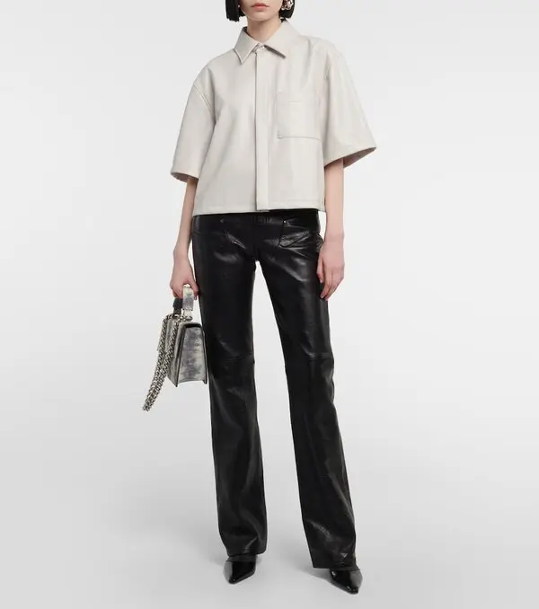 Amiri Cropped Overshirt