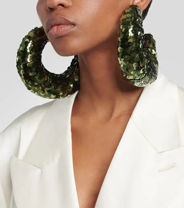TOM FORD Sequined Clip-on Earrings