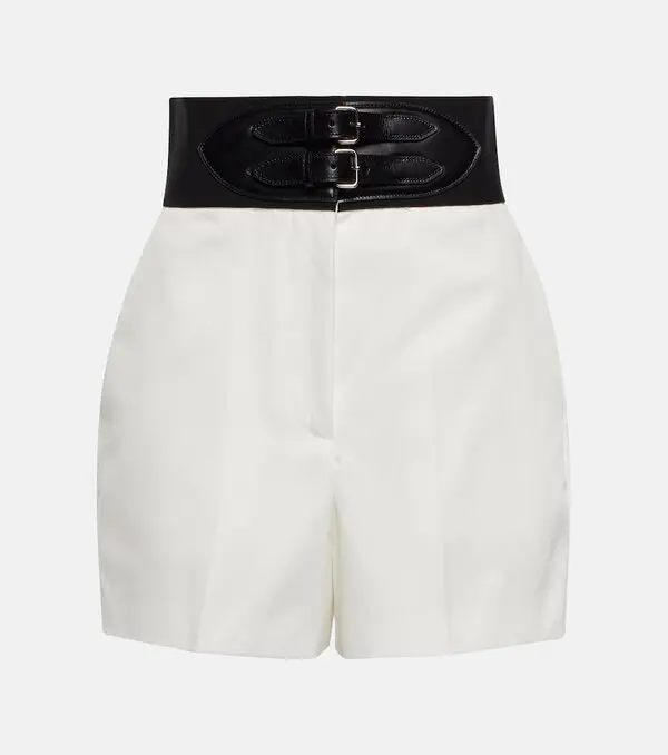 Alaïa Belted High-rise Shorts