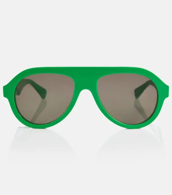 Bottega Veneta Aviator Sunglasses - Green