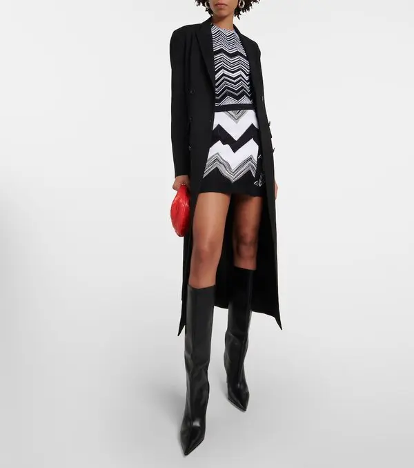 Missoni Zig-zag Knit Miniskirt