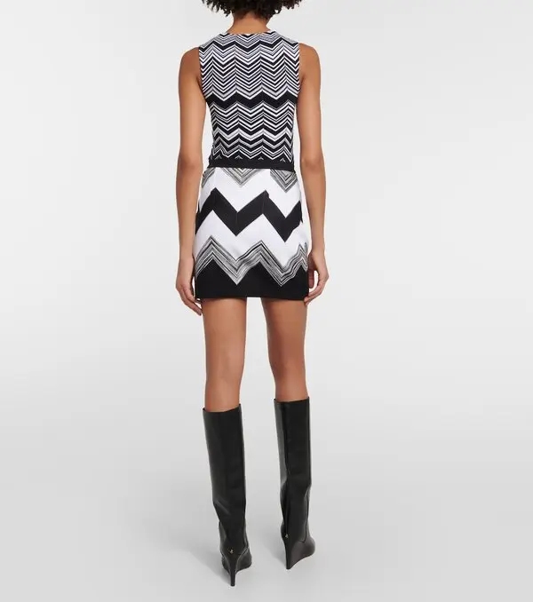 Missoni Zig-zag Knit Miniskirt