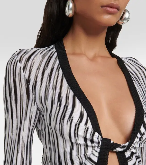 Missoni Space-dyed Cutout Bodysuit