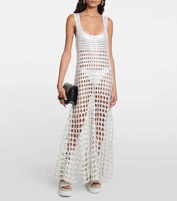 Chloé Crochet Silk Maxi Dress