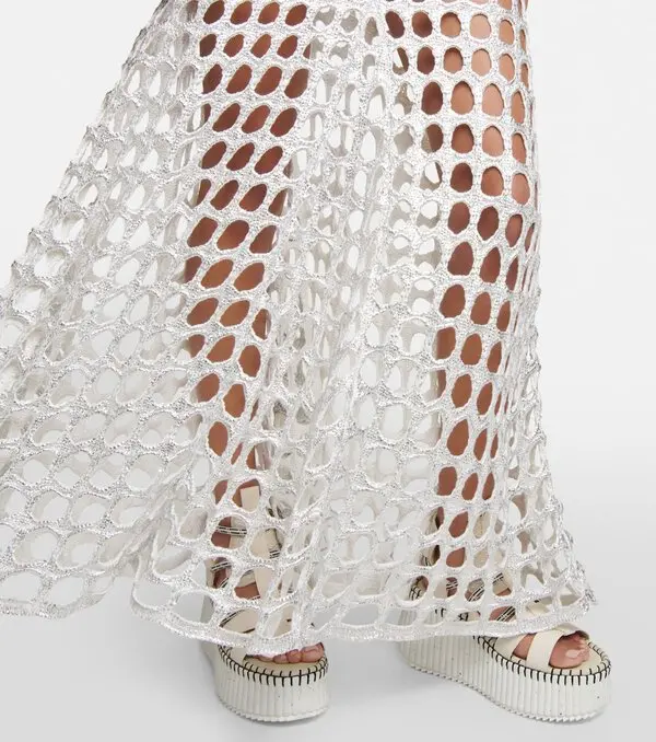 Chloé Crochet Silk Maxi Dress