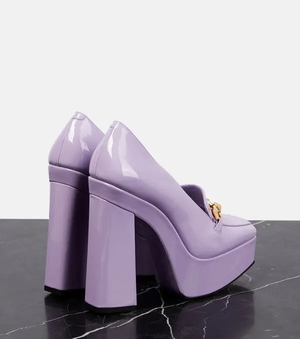 JIMMY CHOO Diamond Tilda Embellished Patent Leather Pumps