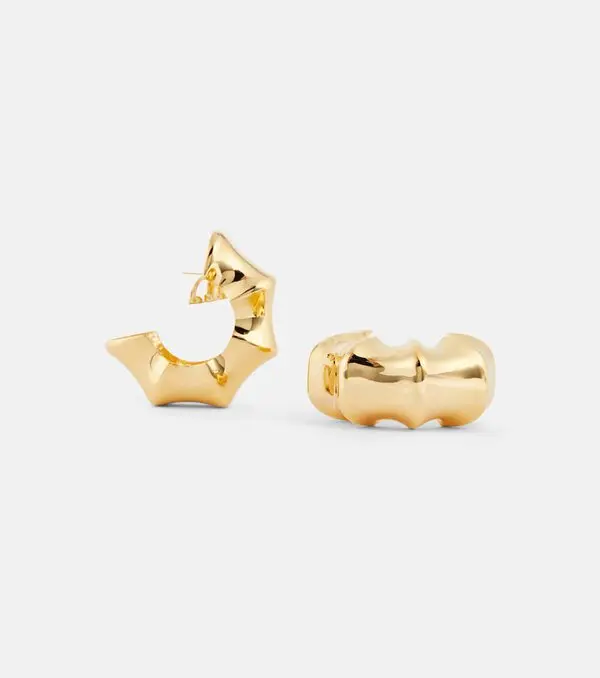 Khaite Julius -plated Hoop Earrings