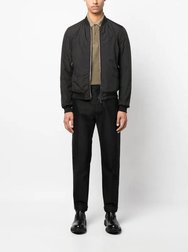 MOORER Zip-up Bomber Jacket