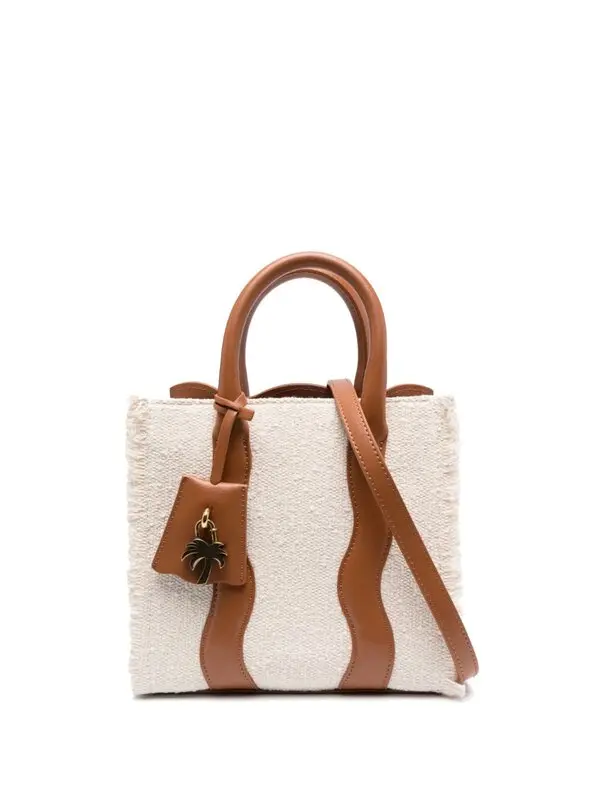Palm Angels Canvas Tote Bag - Neutrals