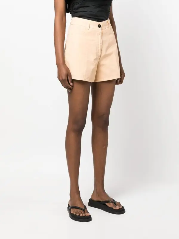 FORTE_FORTE Cotton Canvas Shorts