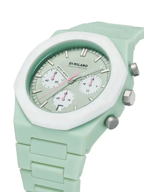 D1 MILANO Polychrono 40.5mm Watch - Green