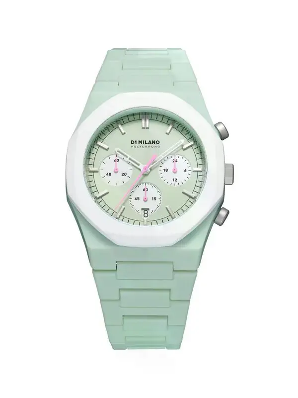 D1 MILANO Polychrono 40.5mm Watch - Green
