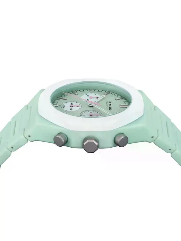 D1 MILANO Polychrono 40.5mm Watch - Green
