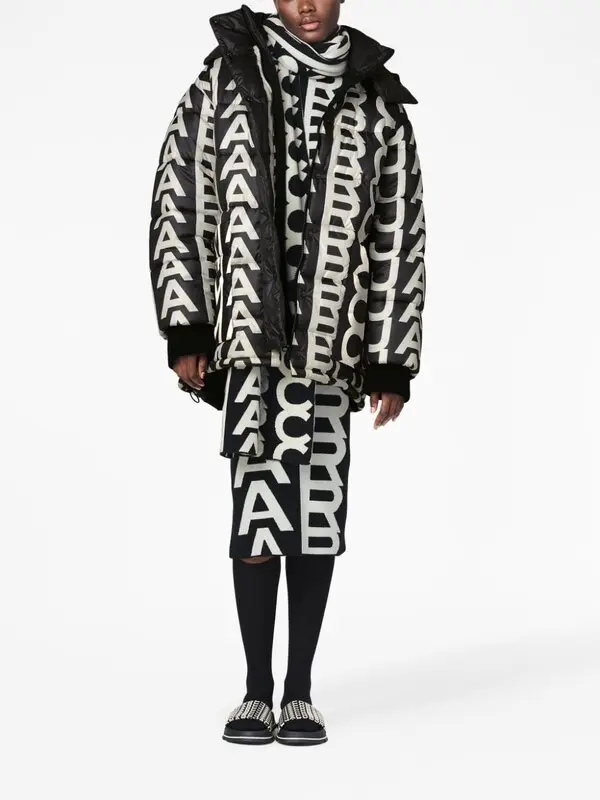 Marc Jacobs Monogram Oversized Puffer Jacket - 004 | Editorialist