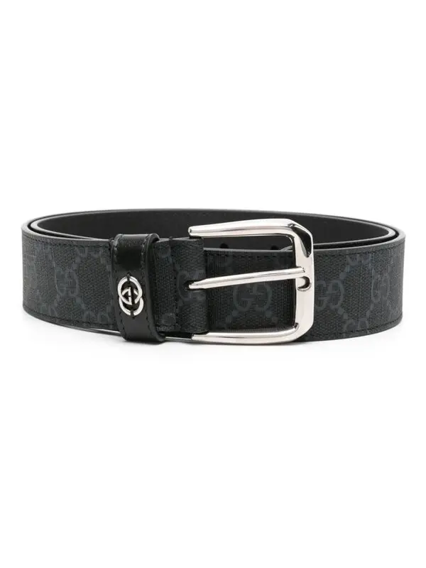 Gucci Gg Supreme Leather Belt