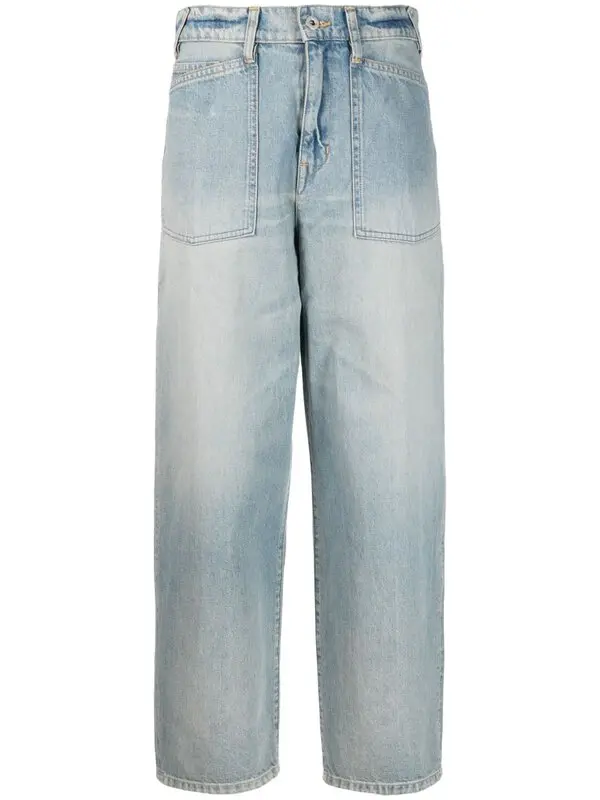 Kenzo Wide-leg Cropped Jeans