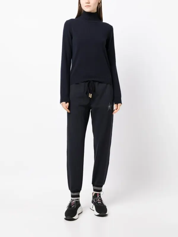 Lorena Antoniazzi Star-detail Track Pants - Blue