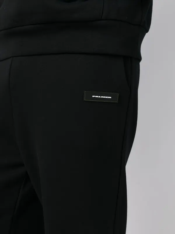 PALMER Logo-embroidered Cotton Track Pants