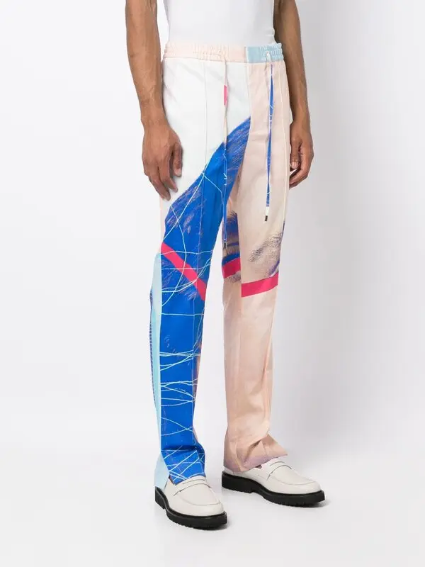 LIMITATO Painterly-print Trousers