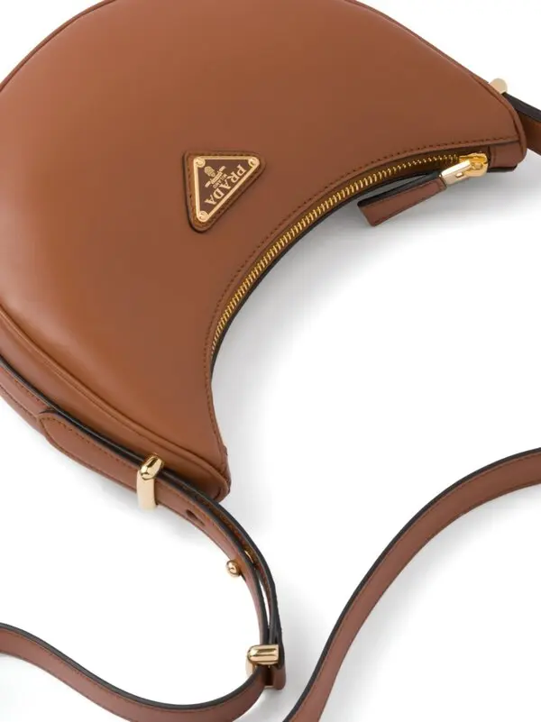 Prada Arqué Leather Shoulder Bag
