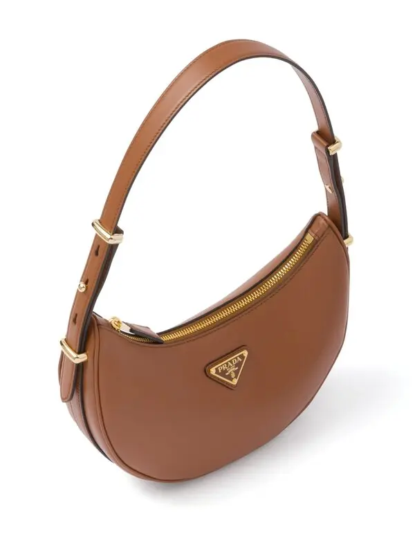 Prada Arqué Leather Shoulder Bag