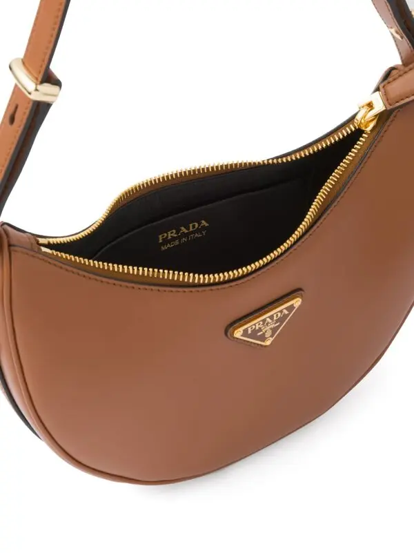 Prada Arqué Leather Shoulder Bag