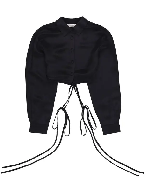 Christopher Esber Tie-fastening Silk Shirt
