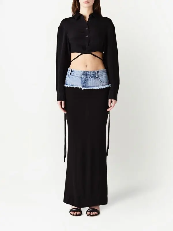 Christopher Esber Tie-fastening Silk Shirt