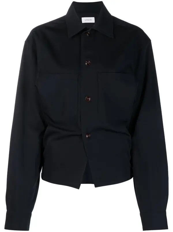 LEMAIRE Balloon-sleeve Wool Shirt