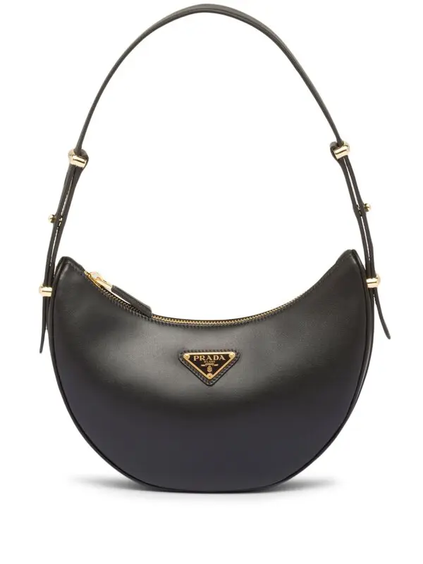 Prada Arqué Leather Shoulder Bag